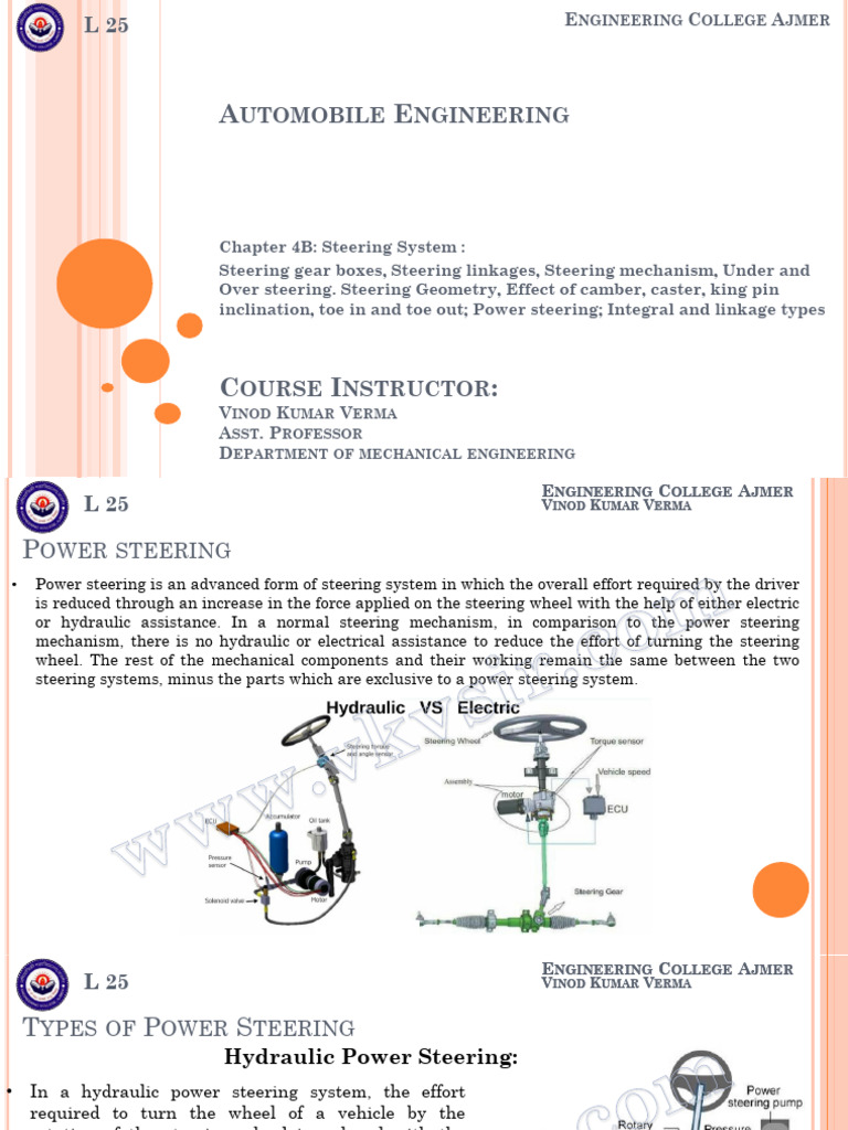Automobile engineering | PDF | Steering | Land Vehicles