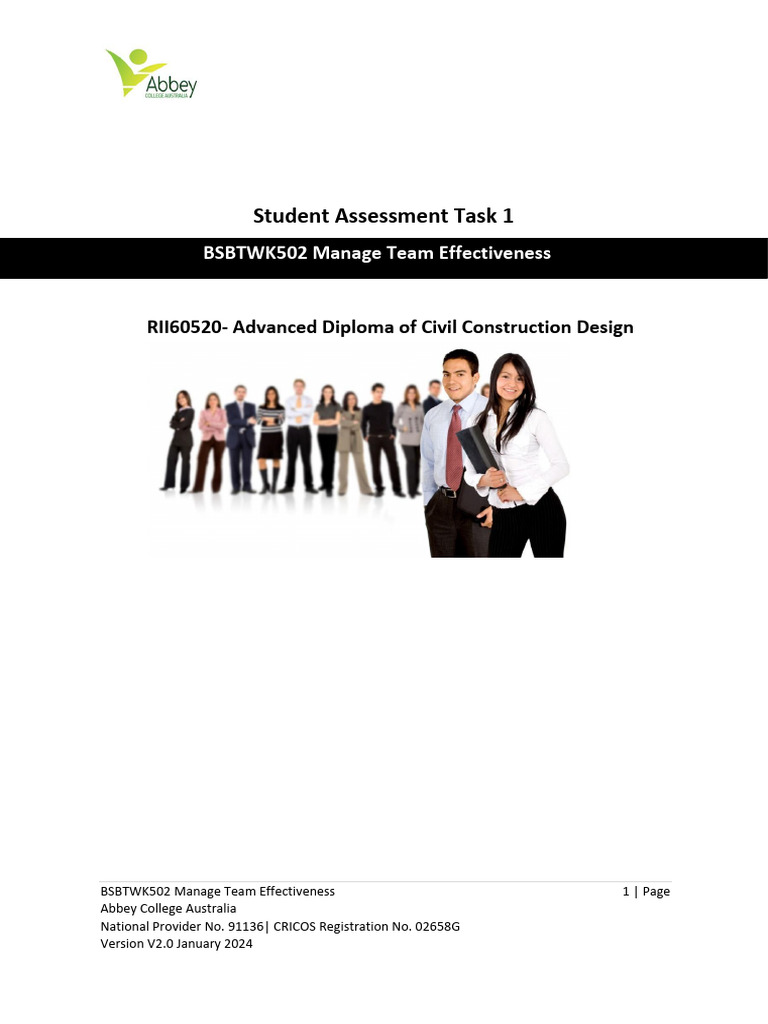 BSBTWK502 Student Assessment Task 1 | PDF | Brainstorming | Consensus ... BSBTWK502 Student Assessment Task 1 | PDF | Brainstorming | Consensus ...