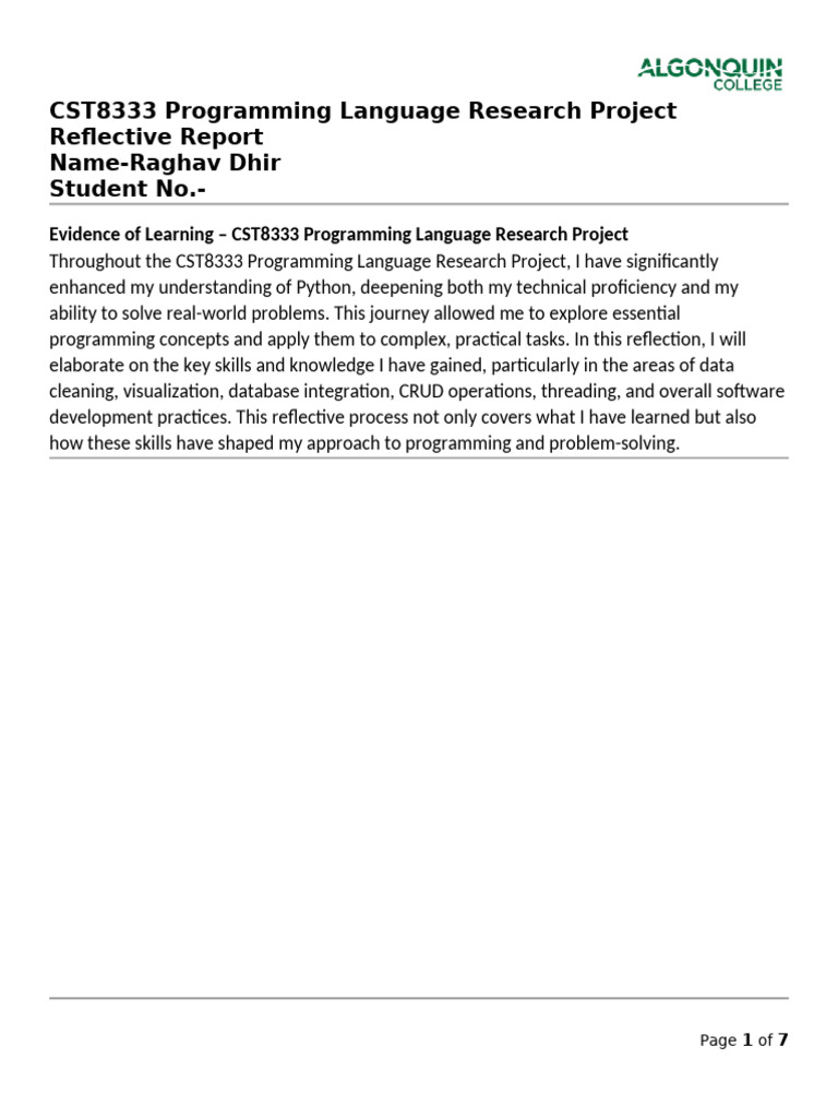 Evidence of Learning | PDF | Databases | Sql