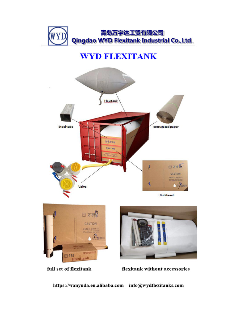Flexitank | PDF | Valve | Oil