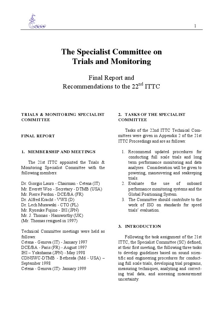 Sea Trials and Monitoring | Accuracy And Precision | Ships