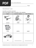 Cambridge Grade 2 Science Worksheets | PDF | English As A Second Or ...
