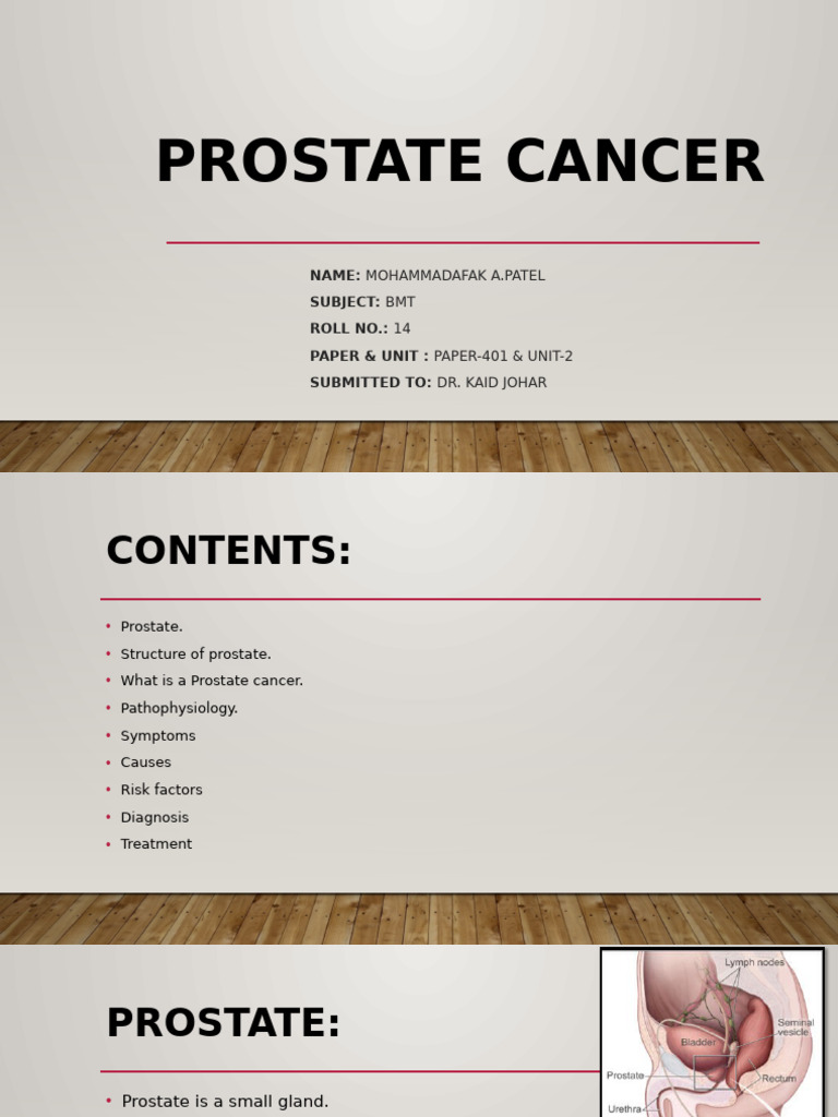 401 U2 Pmo - Afak Prostate Cancer | PDF | Prostate | Prostate Cancer