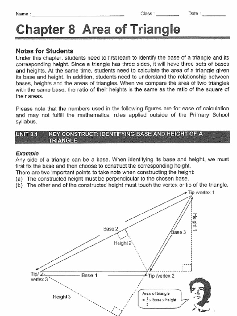 8 Area of Triangle | PDF