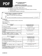 Q1 Mathematics 9 - Module 6 | PDF | Quadratic Equation | Mathematics
