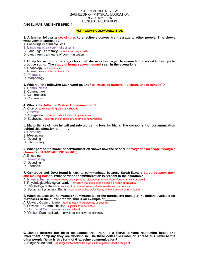 1st Reviewer | PDF | Communication | Human Communication