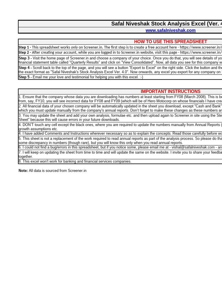 TCS Financial Performance Analysis Tool | PDF | Discounted Cash Flow ...