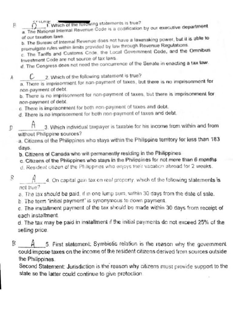 InTax (Prelims) | PDF