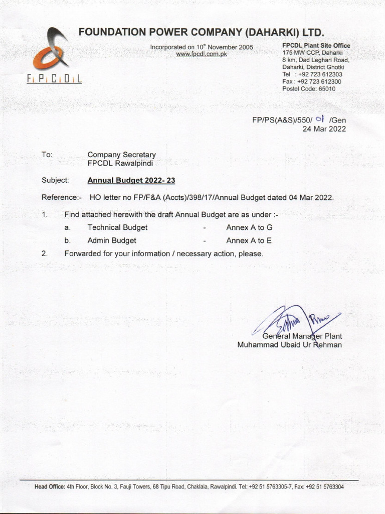 Annual Budget 2022 23 Pdf