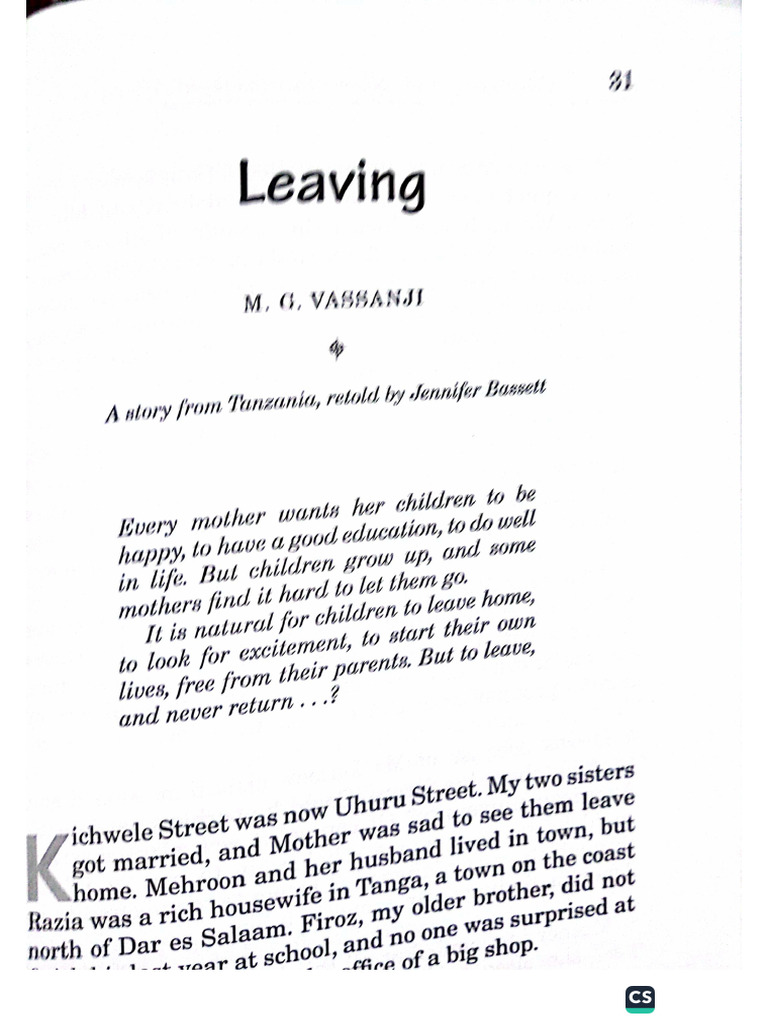 Leaving | PDF