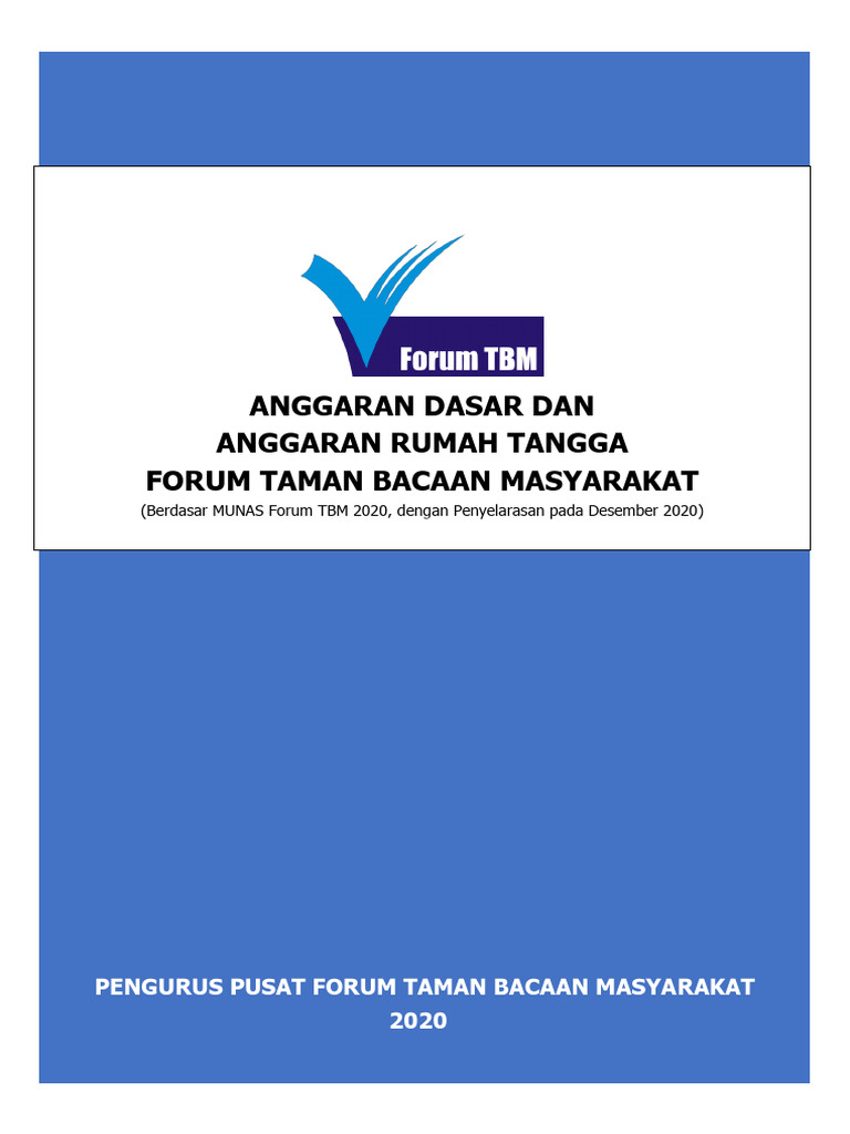 AD Dan ART Forum TBM | PDF