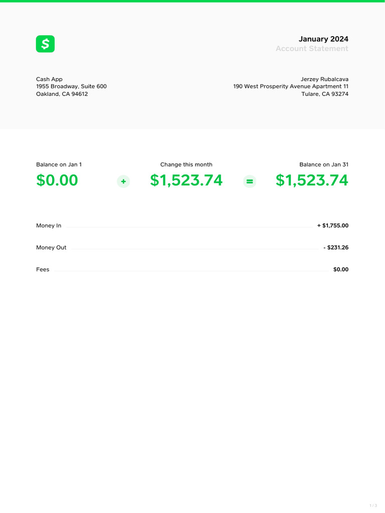 monthly-statement | PDF | Cash | Banking
