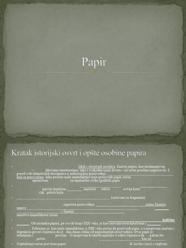 Papir | PDF