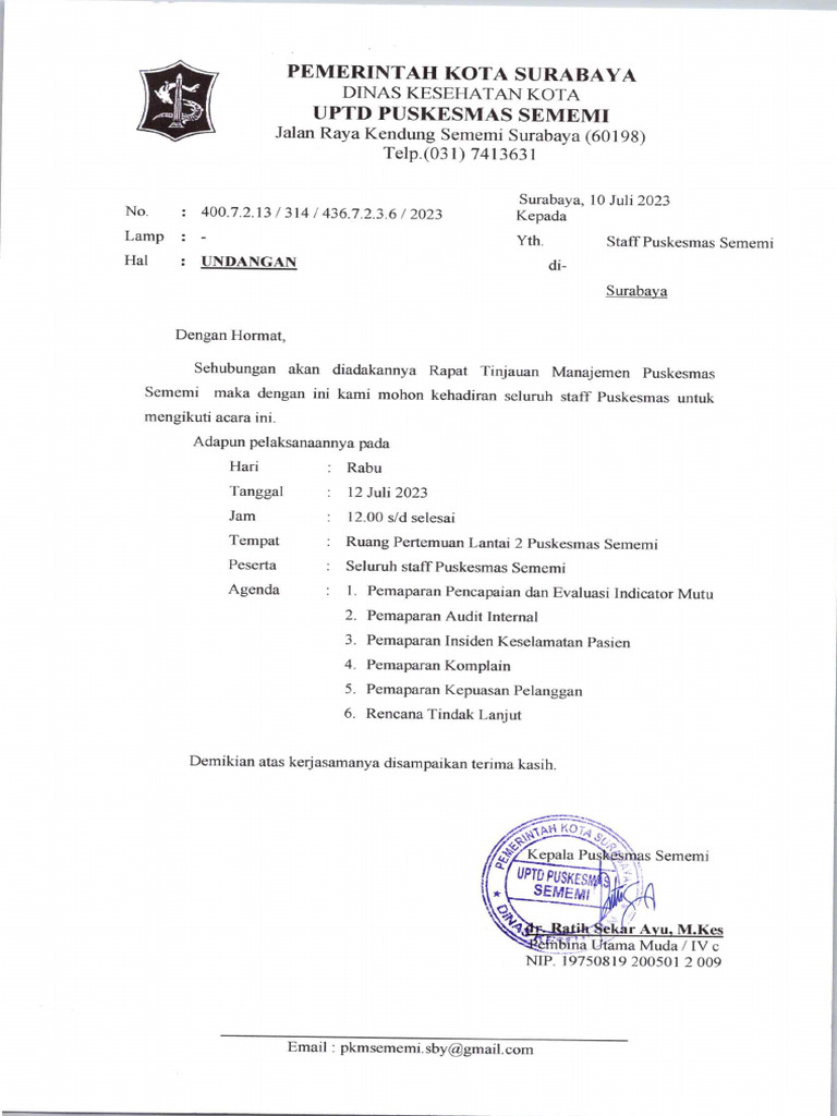 RTM Jan-Jun 2023 | PDF