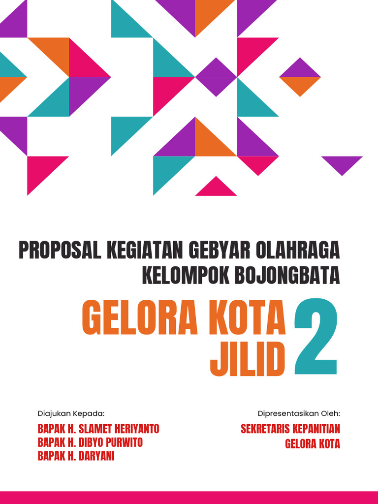 Proposal Gelora Kota Jilid Ll Th. 2023 | PDF