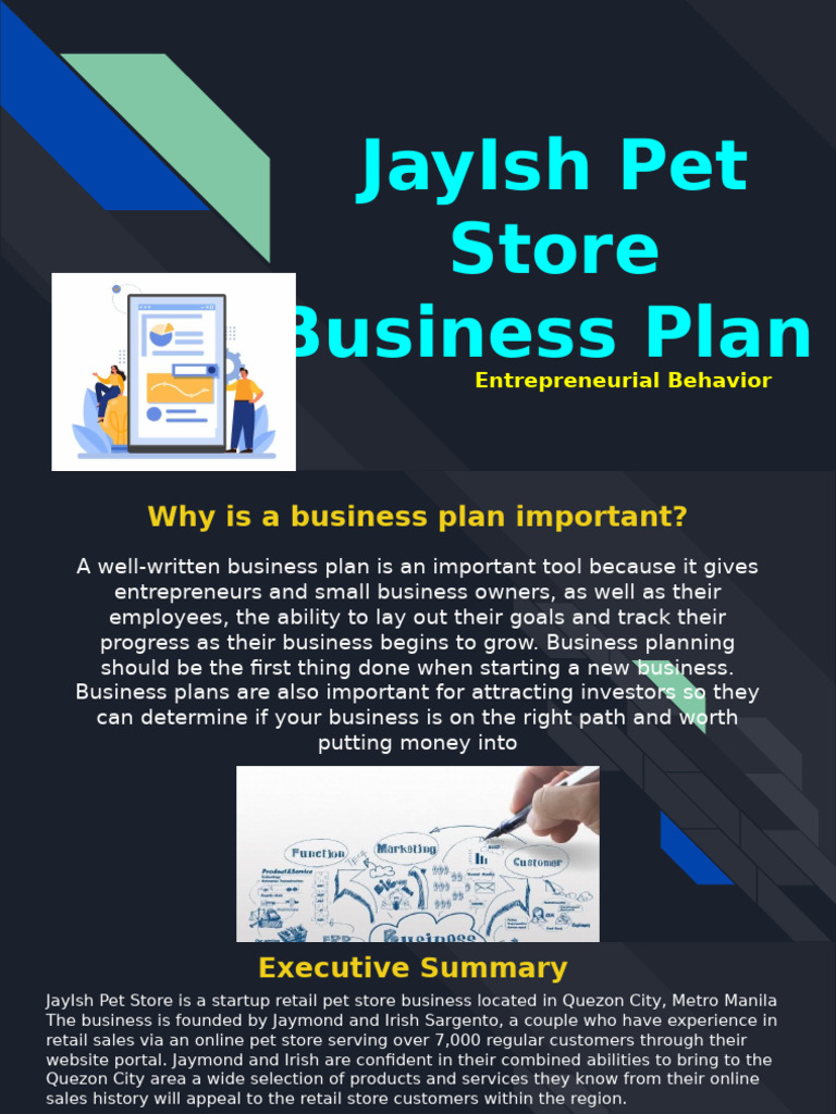 JayIsh Pet Store Business Plan | PDF | Pet | Retail