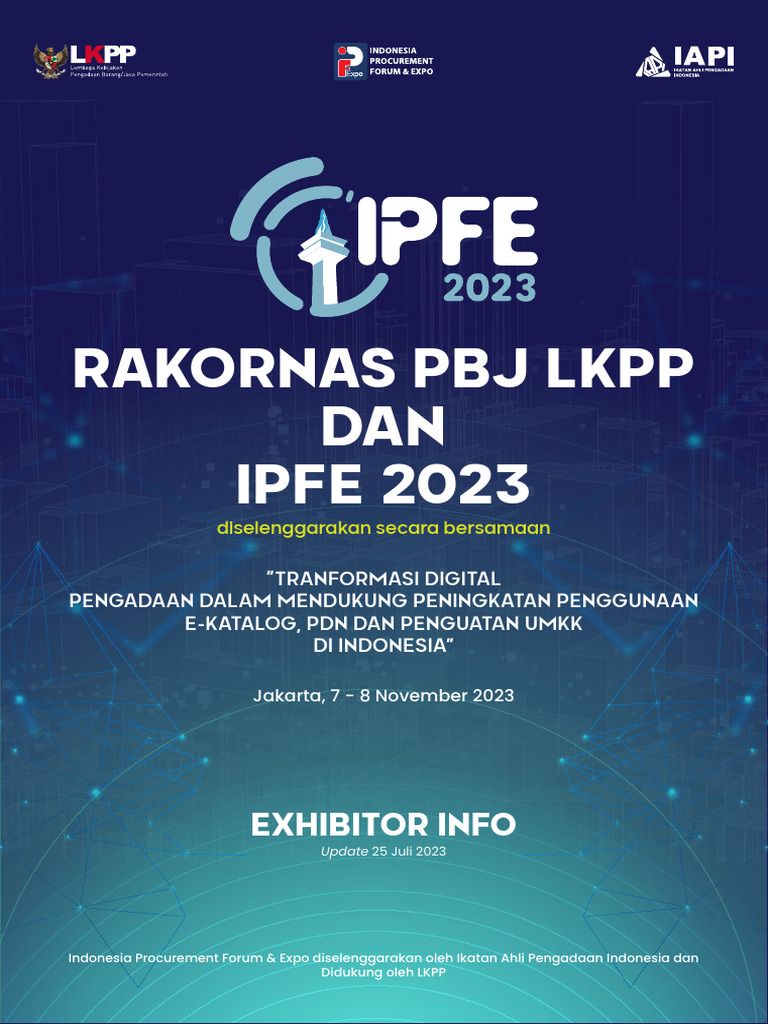 BROSUR_IPFE_2023_EXHIBITOR_(inovasi_mulia_selaras) | PDF