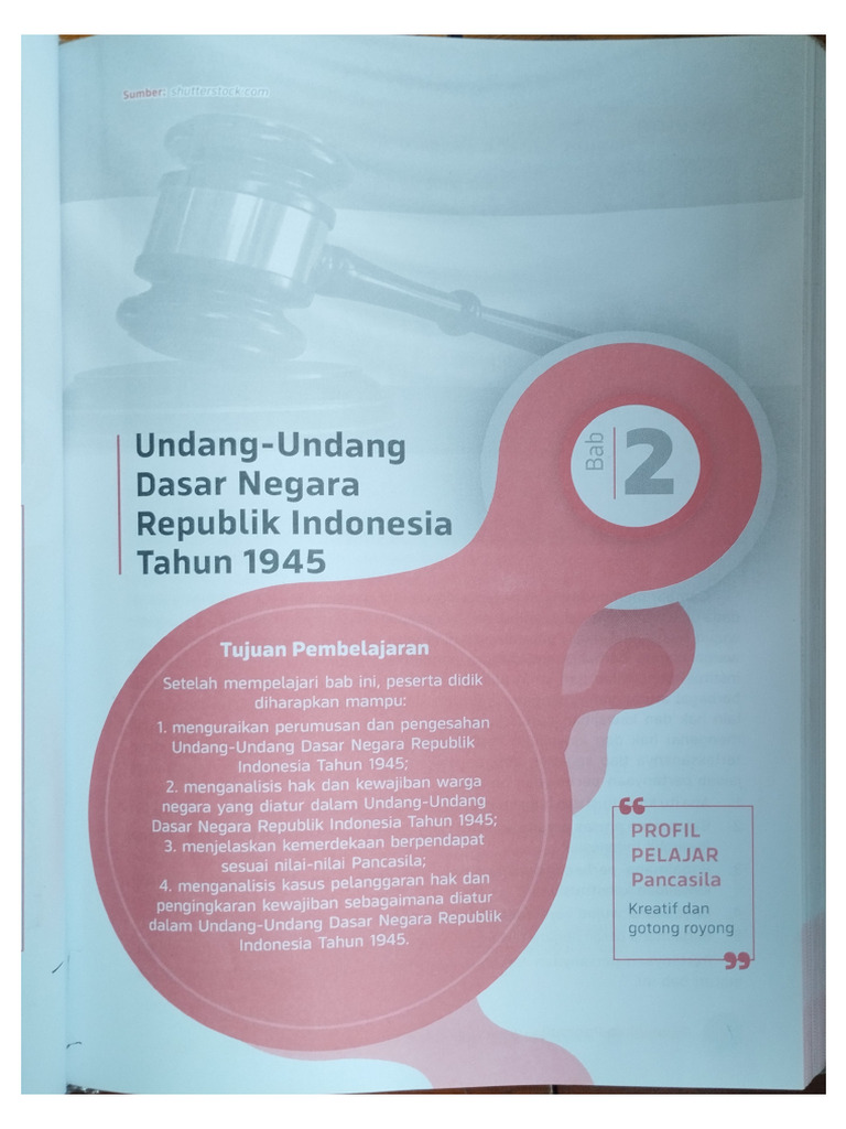 Bab2 Uud Nri 1945 | PDF