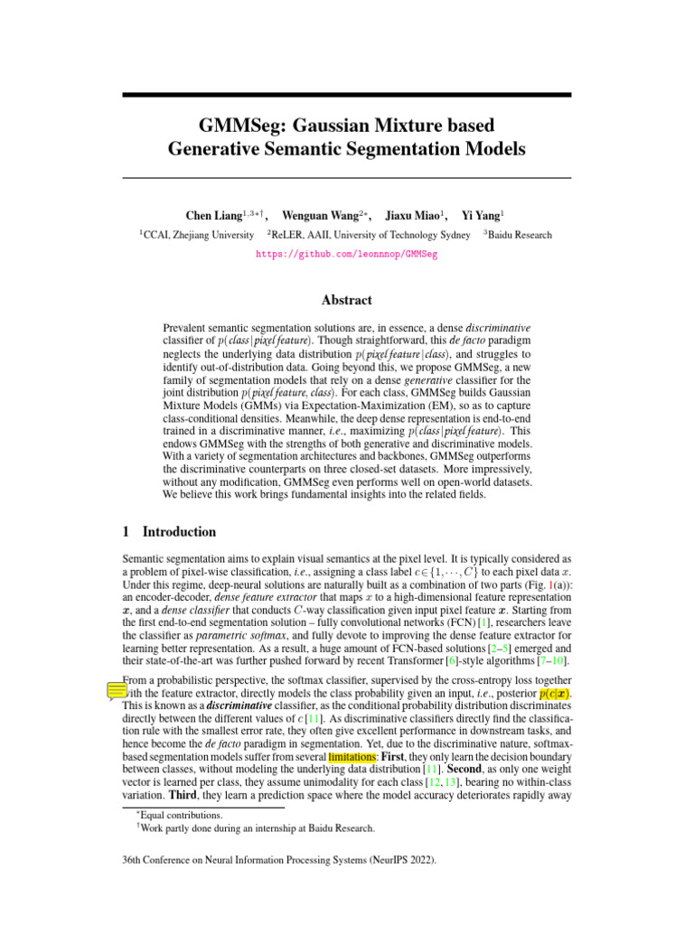 1_2022_NeurlPS_GMMSeg Gaussian Mixture based Generative Semantic ... 1_2022_NeurlPS_GMMSeg Gaussian Mixture based Generative Semantic ...