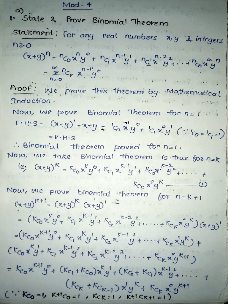DM Module 4 answers | PDF | Theorem | Discrete Mathematics