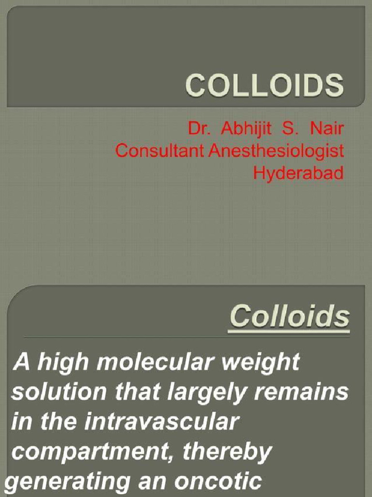 Colloids | PDF