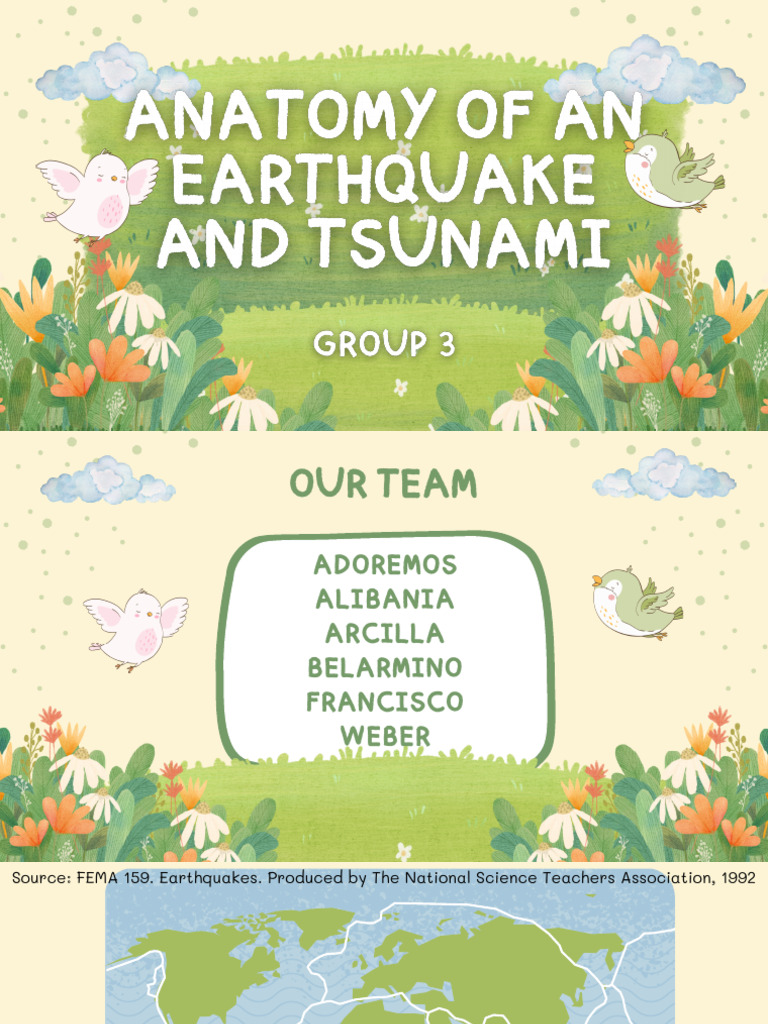 Science Reporting Group 3 Anatomy of An Earthquake and Tsunami | PDF
