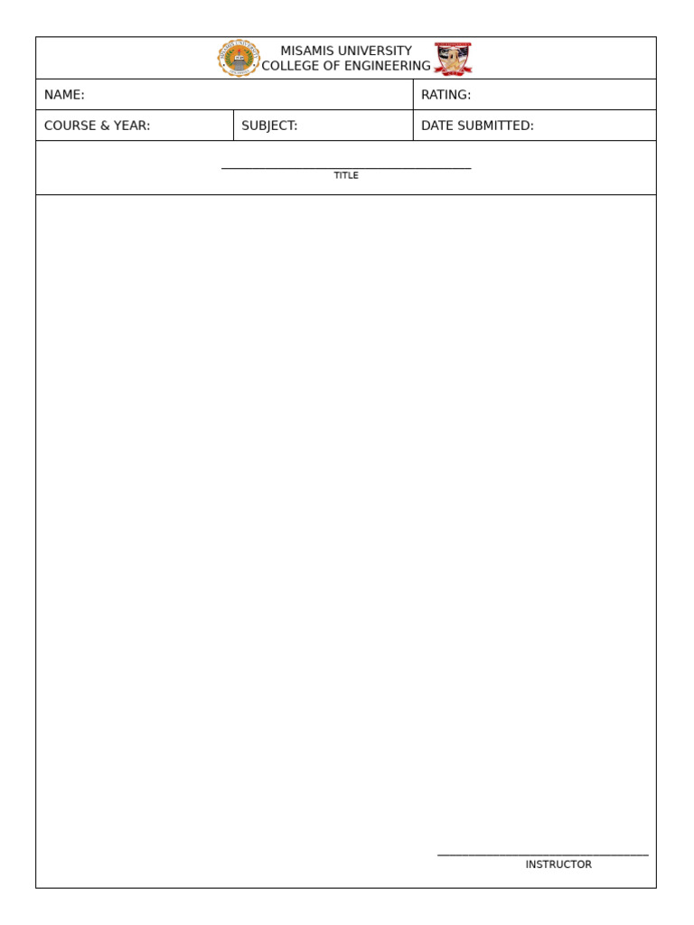 Activity Template | PDF