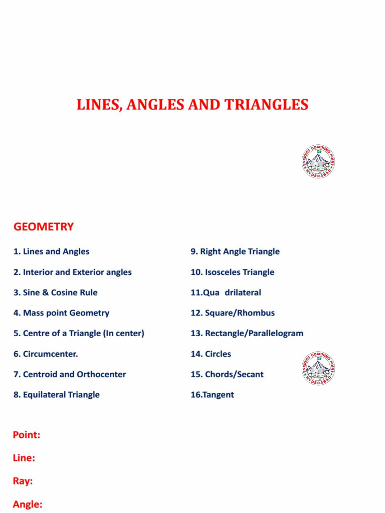 PDF Geometry C 1 | PDF