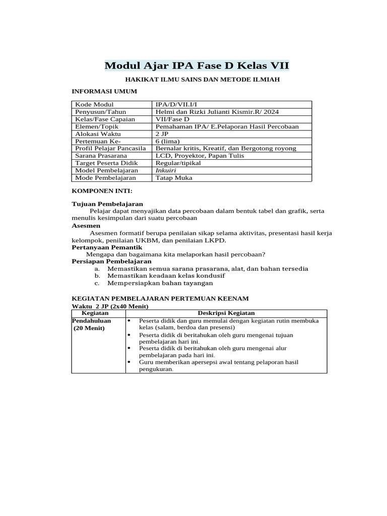 Modul Pengukuran | PDF