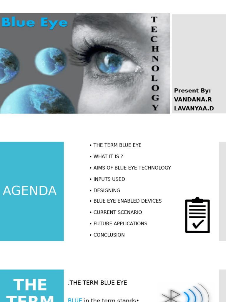 Blue Eye Technology | PDF | Bluetooth | Computer Science