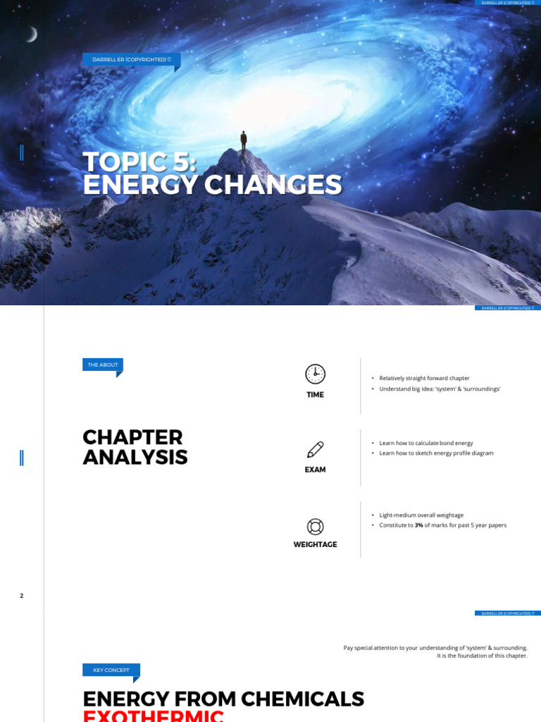 (CHEM) Chapter 5 - Energy Changes | PDF | Chemical Reactions | Combustion