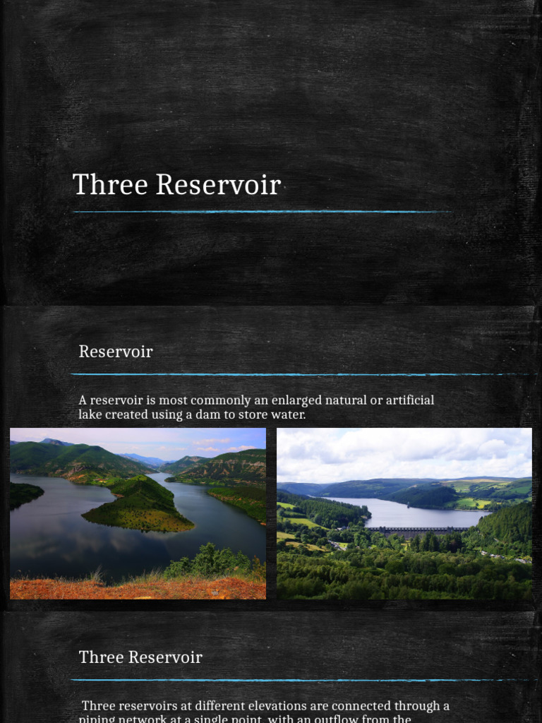 Three Reservoir | PDF