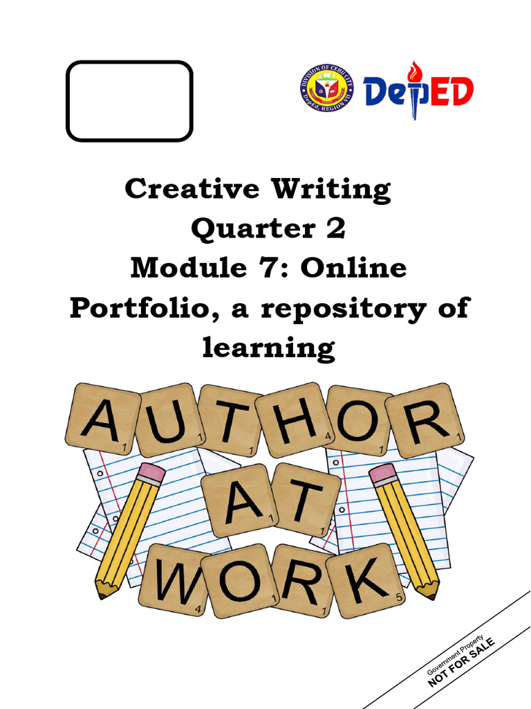 7 - Q2 Creative Writing Portfolio | PDF | Gmail | Educational Assessment