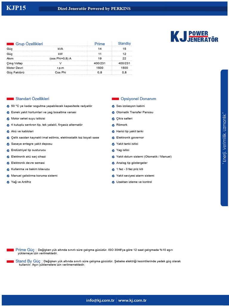 Perkins KJP 15 | PDF