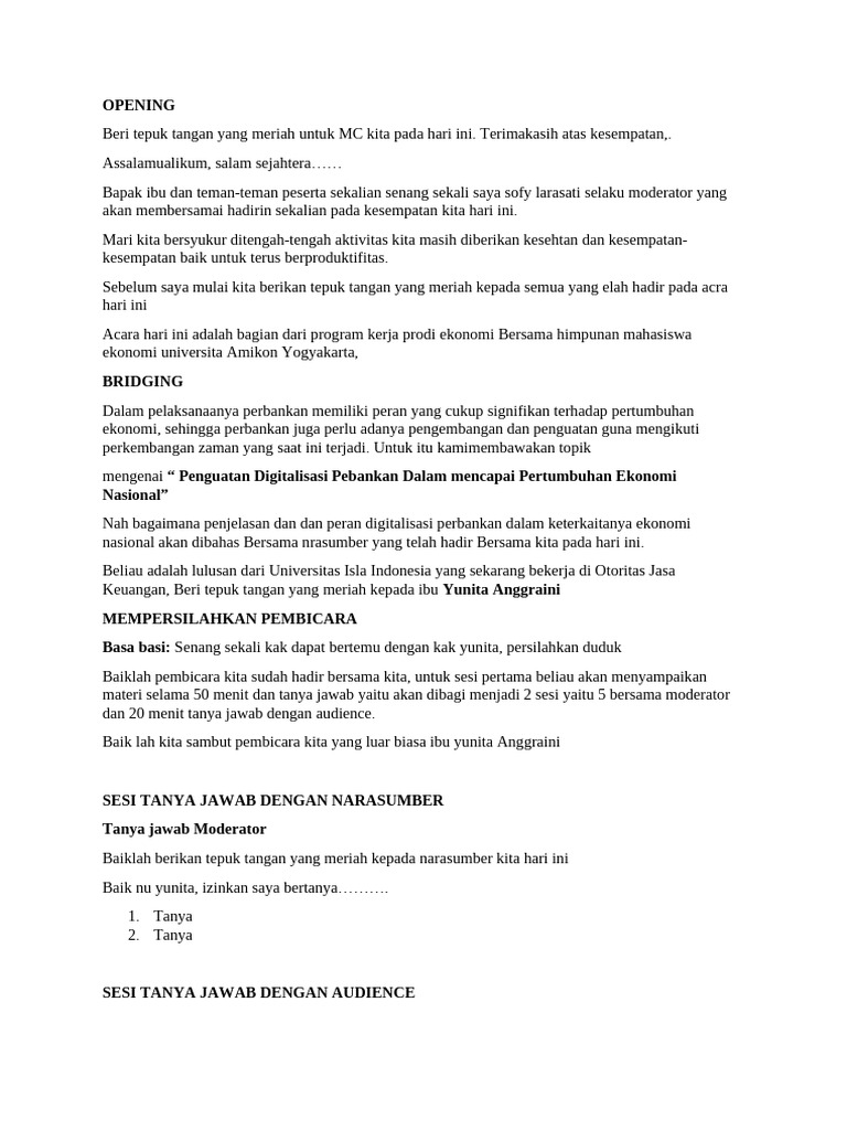 Teks Moderator | PDF