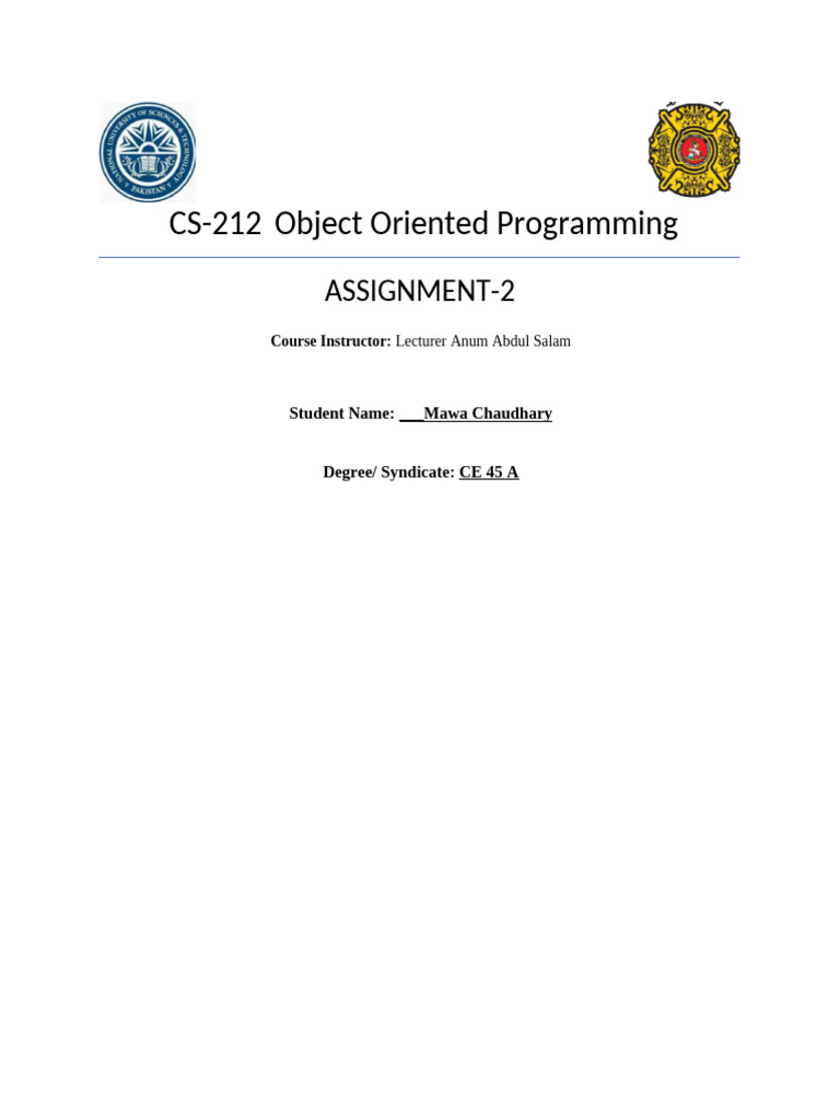 ASSIGNMENT2_MAWA | PDF | Computer Programming | Software Engineering