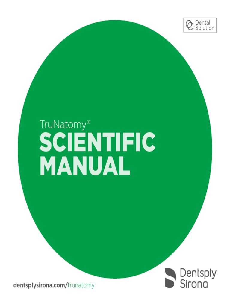 END Scientific Infomation TruNatomy Scientific Manual | PDF | Dentistry ...