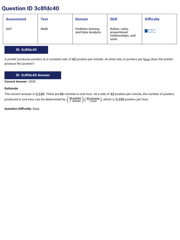3.Problem-Solving-and-Data-Analysis-Easy | PDF | Sat | Rock (Geology)