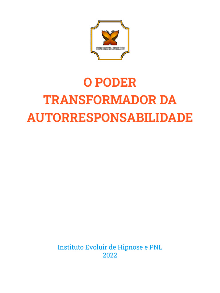 Autorresponsabilidade: Transforme sua Vida | PDF | Pensamento | Vida