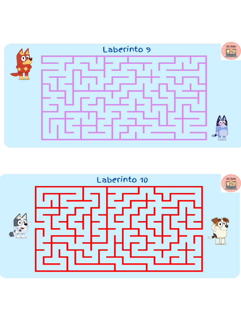 laberintos bluey | PDF