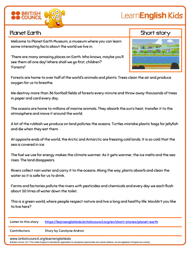 Explore Planet Earth: A Children's Story | PDF | Oceans | Water