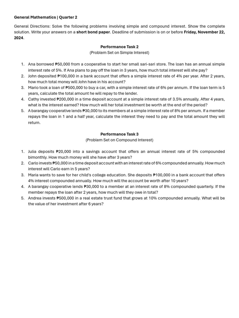 Q2 GenMath PT 2 and 3 | PDF