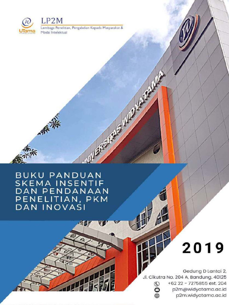 Buku Panduan Skema Insentif Dan Pendanaan Penelitian PKM Inovasi | PDF