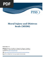 Moral Injury Events Scale - C | PDF