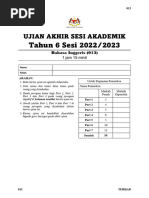 PT3 English Exam Paper Sample | PDF | Leisure | Sports