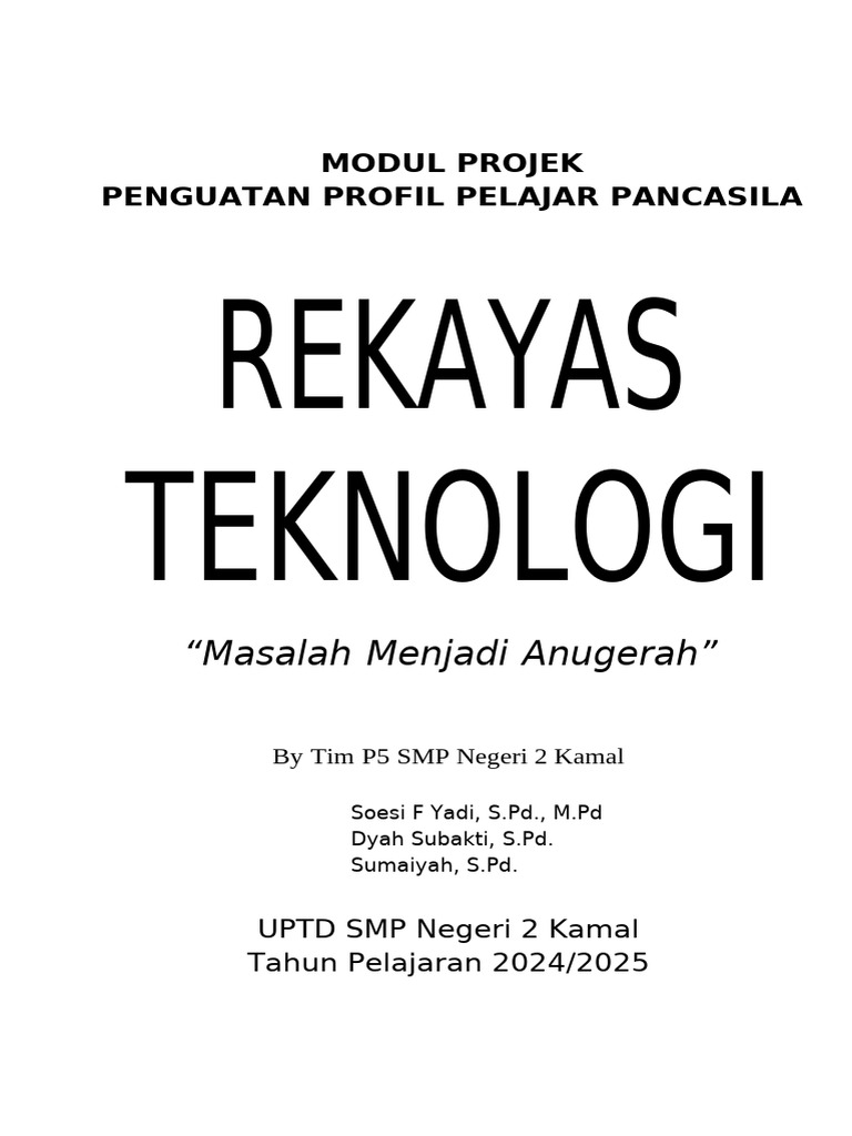 Modul Rekayasa Teknologi Pdf