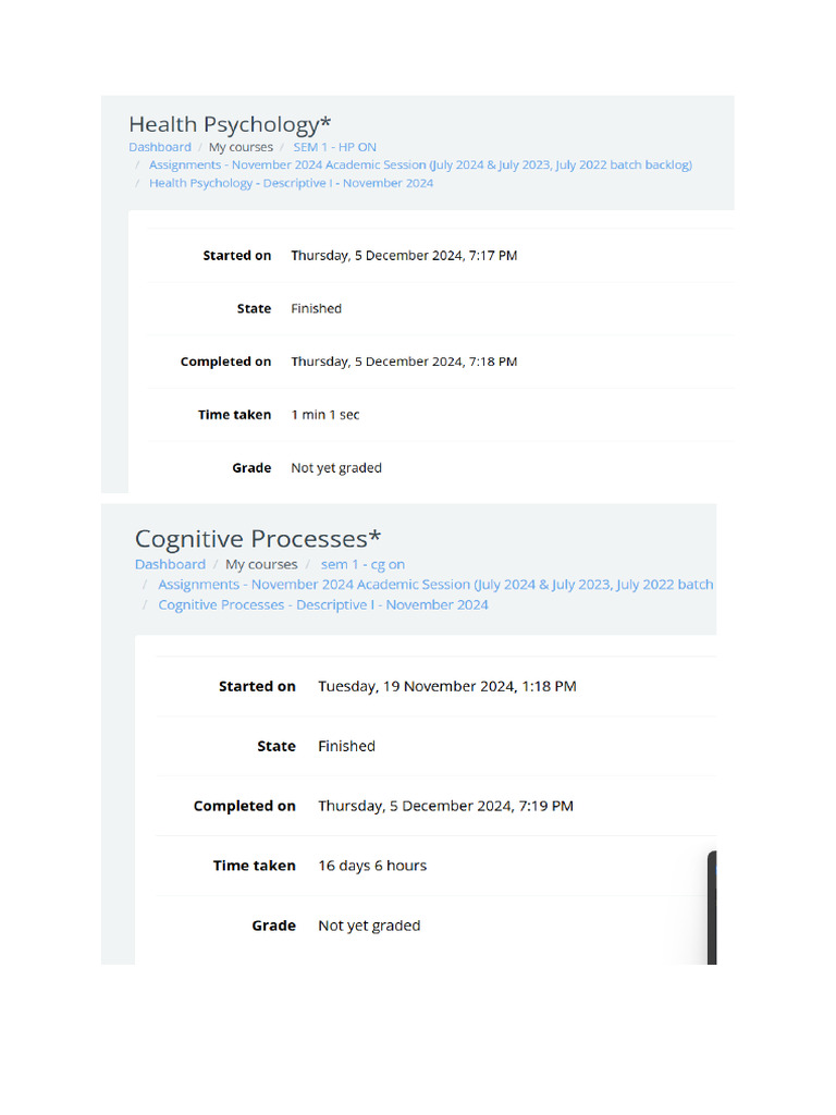 Descritive Assignment Submission Confirmation | PDF