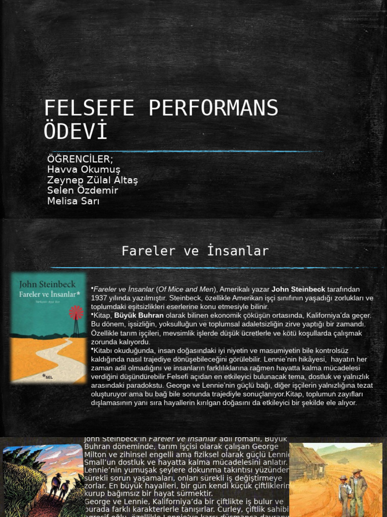 Felsefe Performans Ödevi̇10i | PDF