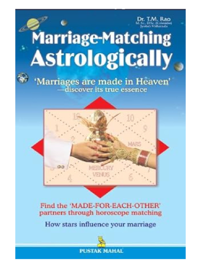 Marriage-Matching Astrologically | PDF | Planets In Astrology | Hindu ...