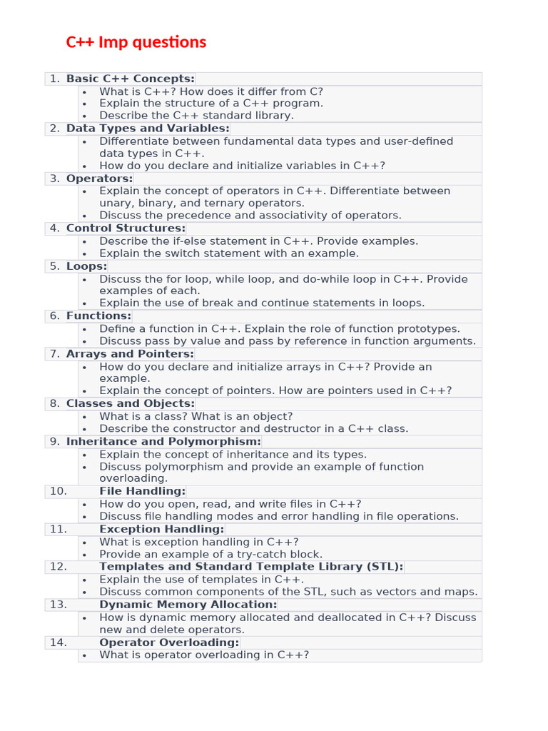 Imp Question 1 | PDF